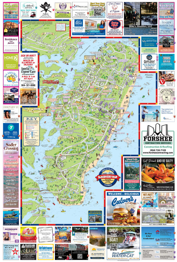 Discovery Map of Amelia Island