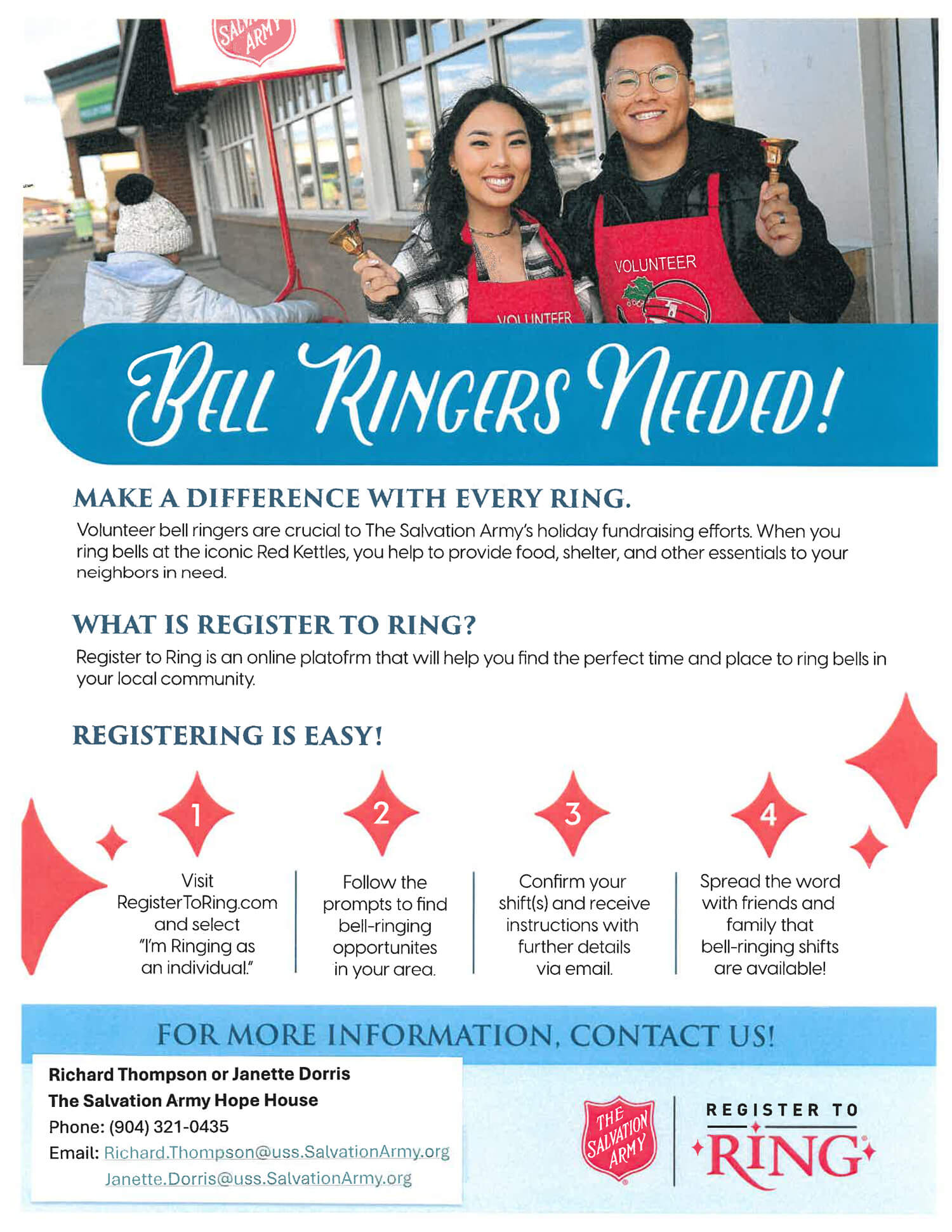 Ring in the Season: Sign Up to Volunteer with The Salvation Army's Red Kettle Campaign